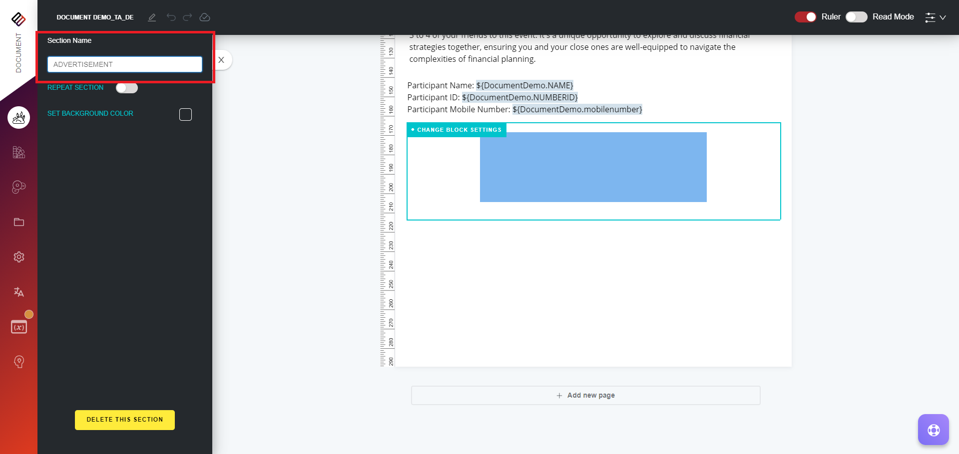Creating Rule-Driven Documents Based on Business Logic