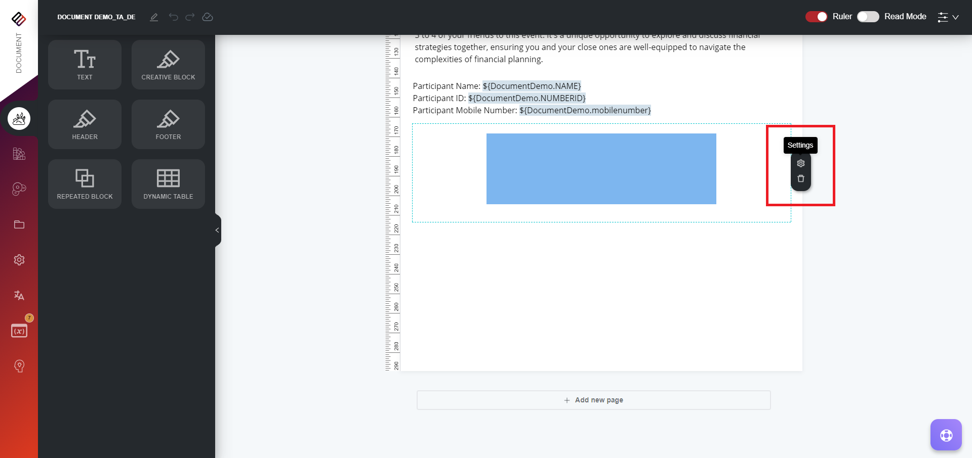 Creating Rule-Driven Documents Based on Business Logic